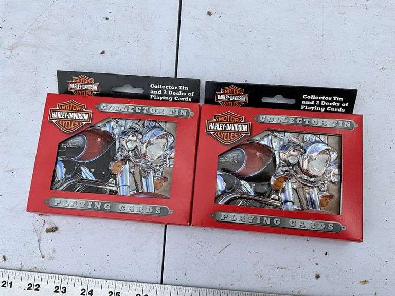 Harley Davidson playing cards - Legacy Auction Company
