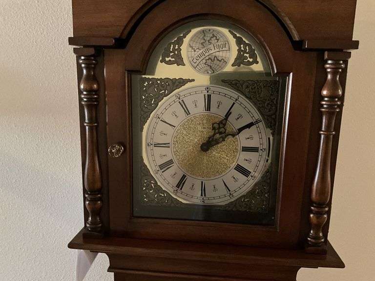 Grandfather clock 17 wide x 78 tall - Legacy Auction Company