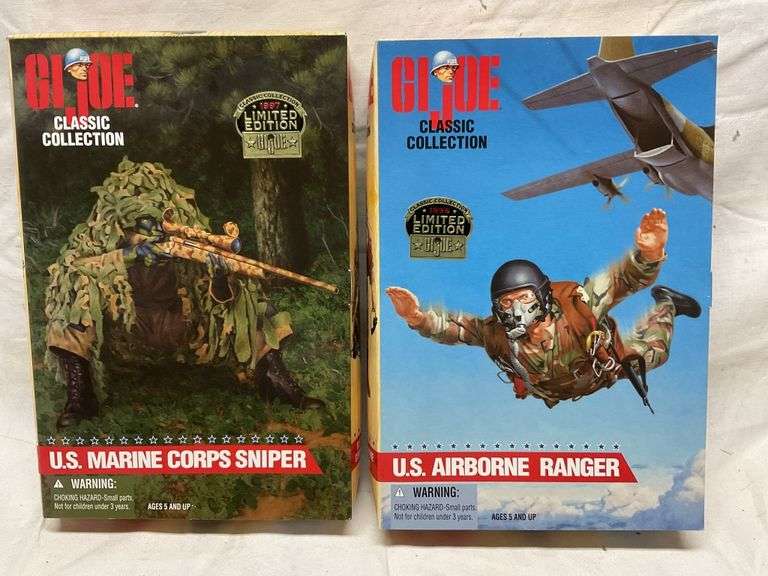 G.I. Joe US Marine Corps sniper and US airborne - Legacy Auction Company