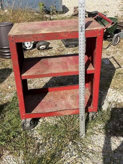 Waterloo tool cart, some rust and dent - Legacy Auction Company