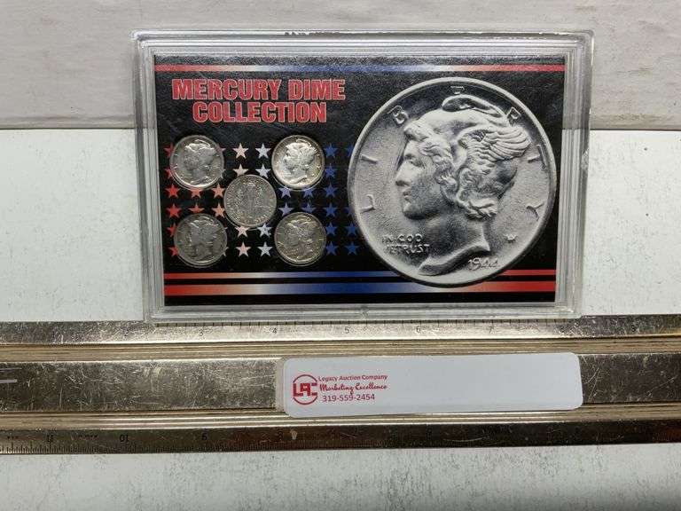 Mercury dime collection coin set - Legacy Auction Company
