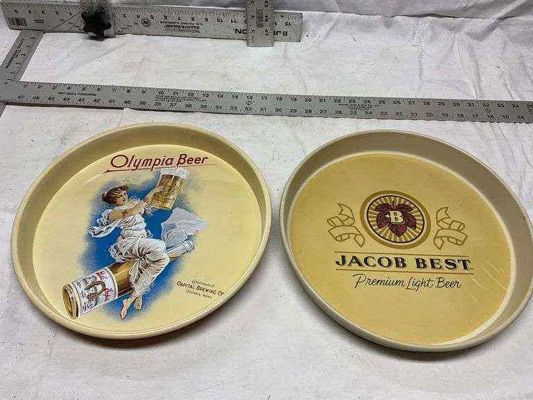 Beer serving trays - Legacy Auction Company