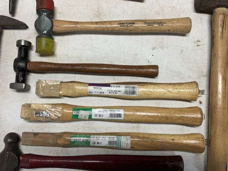 Hammers and hammer handles - Legacy Auction Company