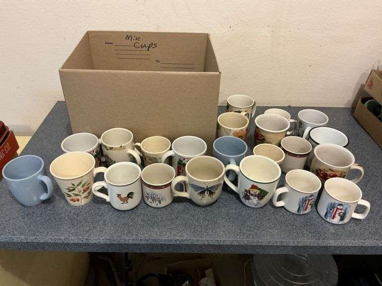 Assorted coffee mugs - Legacy Auction Company