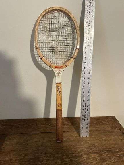 Vintage Bancroft Billie Jean King signed tennis - Legacy Auction Company