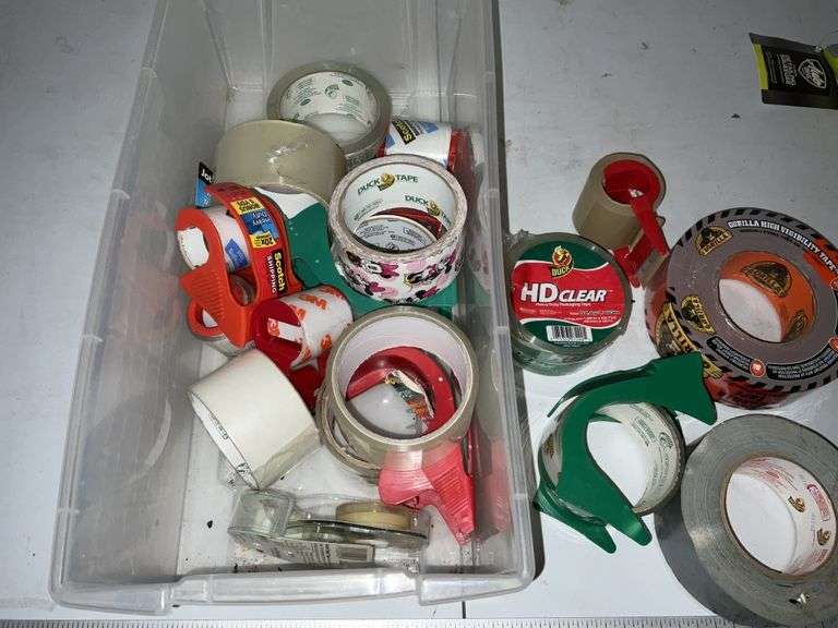 Assorted tape etc. - Legacy Auction Company