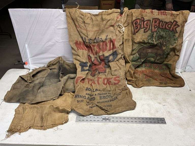 Minnesota potatoes/big buck potato sacks - Legacy Auction Company