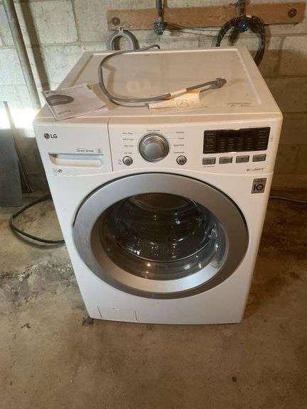 LG Inverter direct drive washing machine, in - Legacy Auction Company
