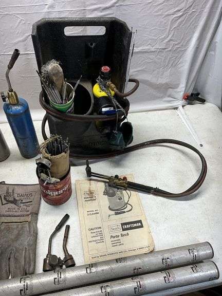Craftsman porta-torch propane canisters, some - Legacy Auction Company