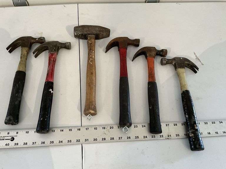 Assorted hammers - Legacy Auction Company