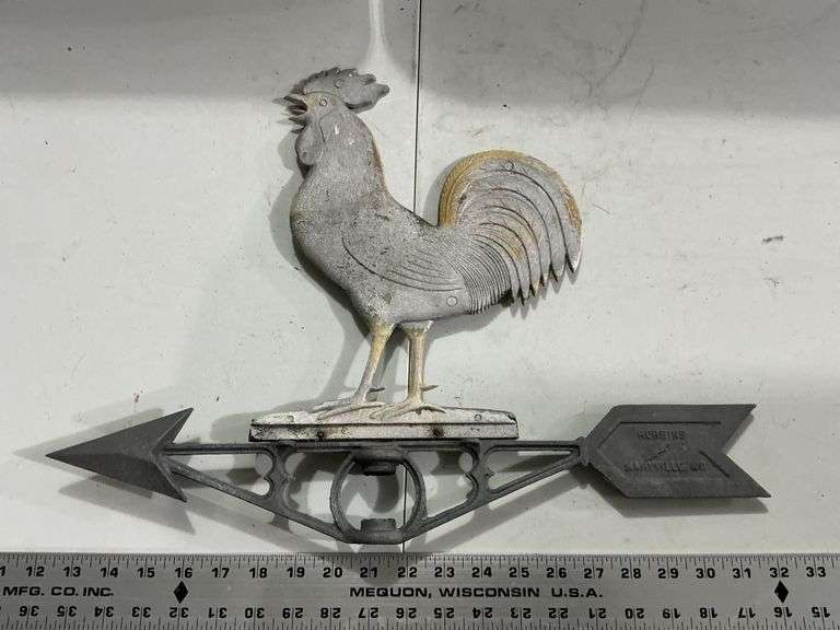Rooster weathervane top - Legacy Auction Company