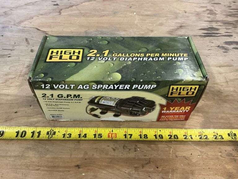 High flo 12V pump - Legacy Auction Company