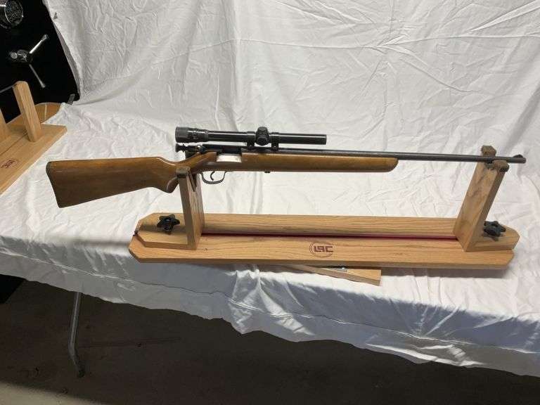 Springfield model 120. 22 rifle. With scope. - Legacy Auction Company