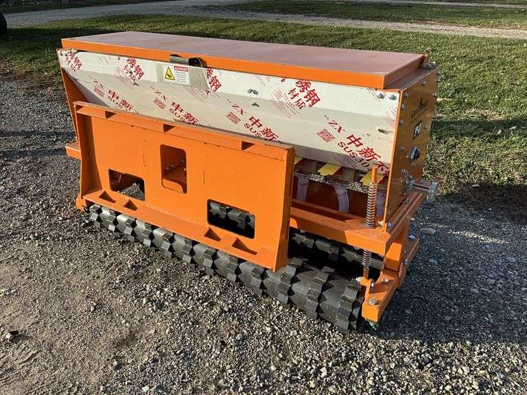 Land Honor 6’ drop seeder 3pt / skid loader - Legacy Auction Company