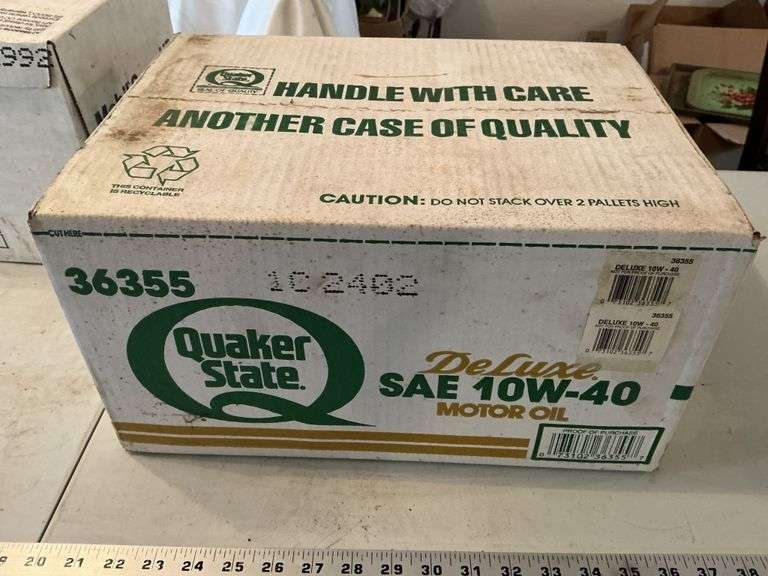 Quaker State 10W-40 oil - Legacy Auction Company