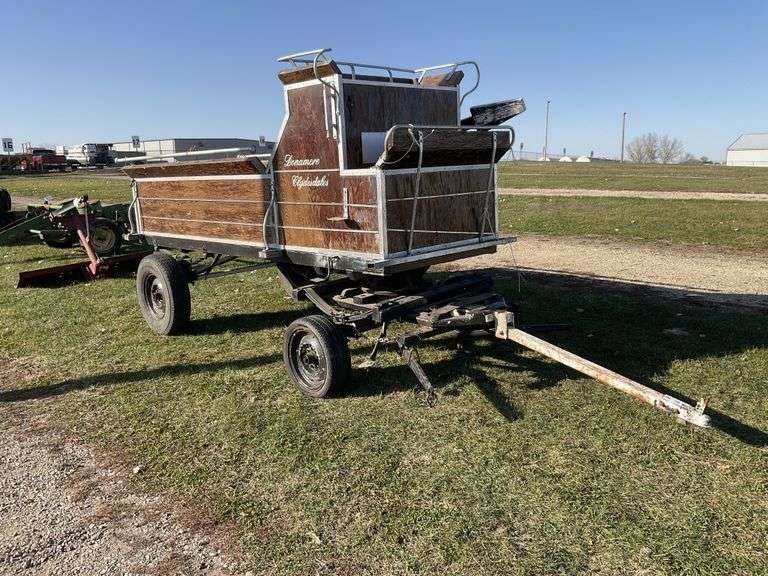 Hitch wagon , 4'x 12', horse and ball hitches - Legacy Auction Company