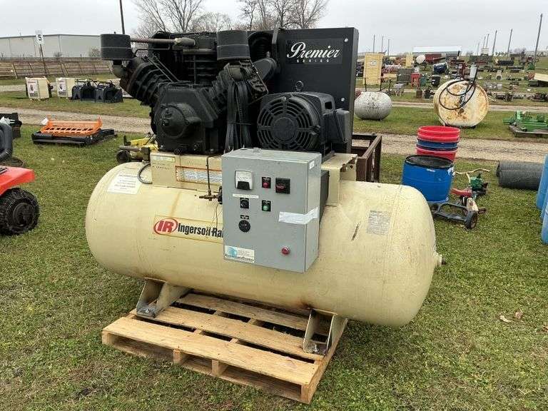 Ingersoll rand premier series 240 gallon air - Legacy Auction Company