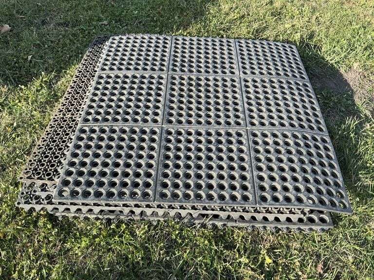 8-36" x 36" rubber mats - Legacy Auction Company