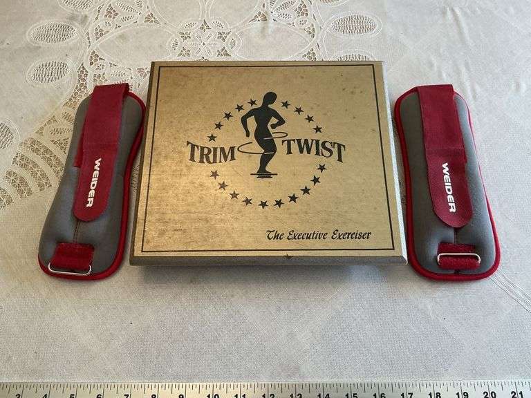 Trim Twist exerciser & hand weights - Legacy Auction Company