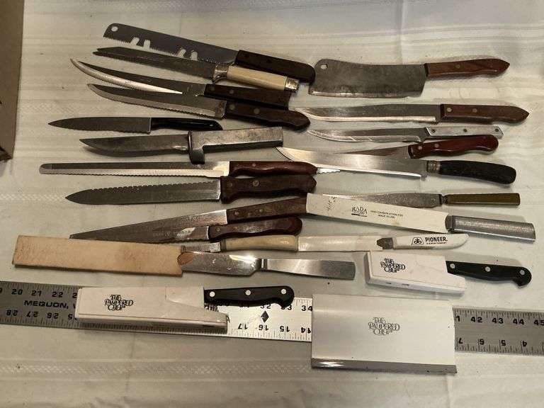 Kitchen knives-some advertising - Legacy Auction Company