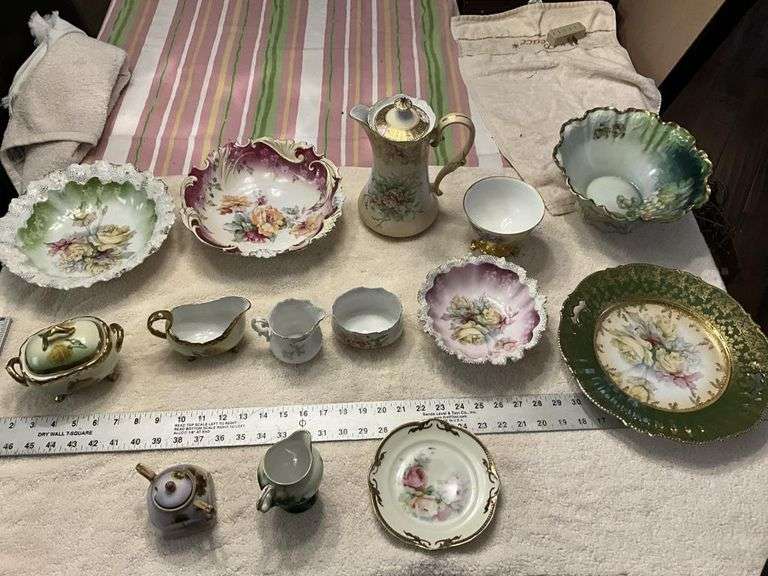 Nippon hand painted pieces, Austrian, etc - Legacy Auction Company