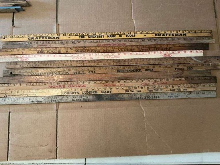 Measuring sticks - Legacy Auction Company