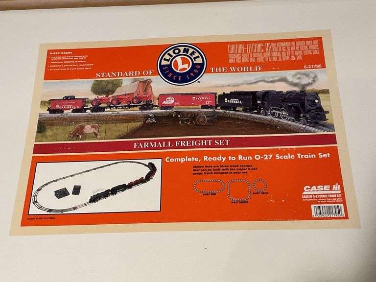 Lionel Farmall freight train set, O gauge - Legacy Auction Company
