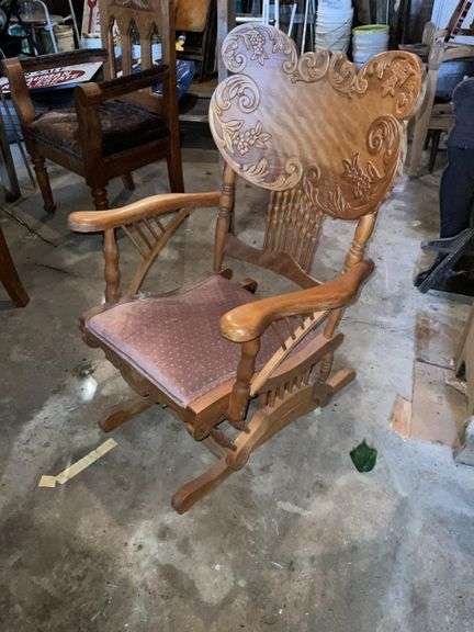 Antique glider rocker - Legacy Auction Company
