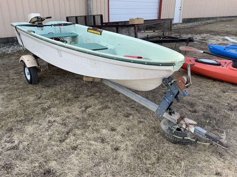 1973 Ted Williams 12’ fiberglass boat - Legacy Auction Company