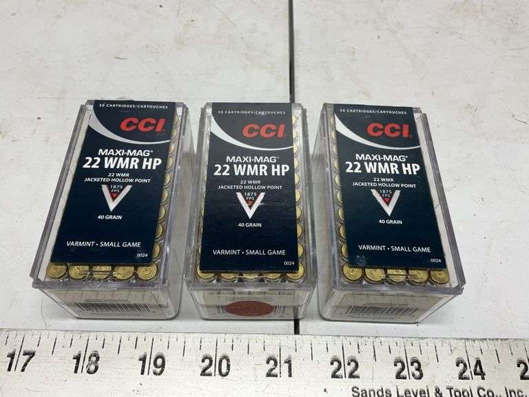 WMRCCI .22 mag rimfire. 150 rounds. - Legacy Auction Company