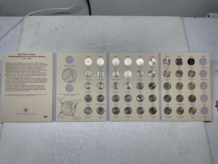 The 50 state quarter coin set 1999-2008 - Legacy Auction Company
