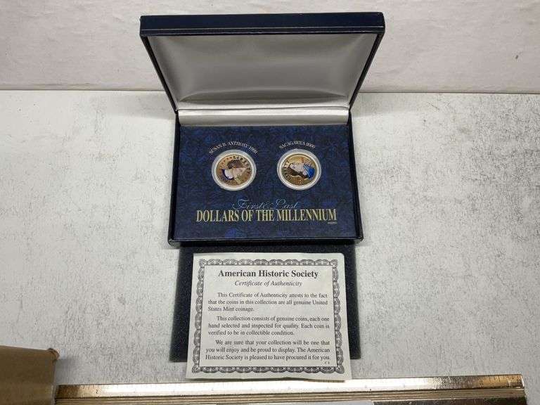 First and last dollars of the millennium coin set - Legacy Auction Company