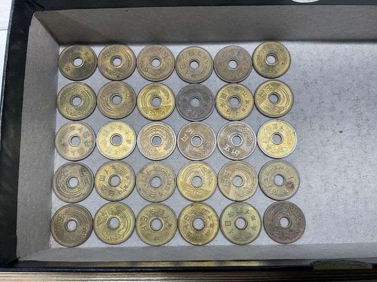30- Japan 5 yen coins - Legacy Auction Company