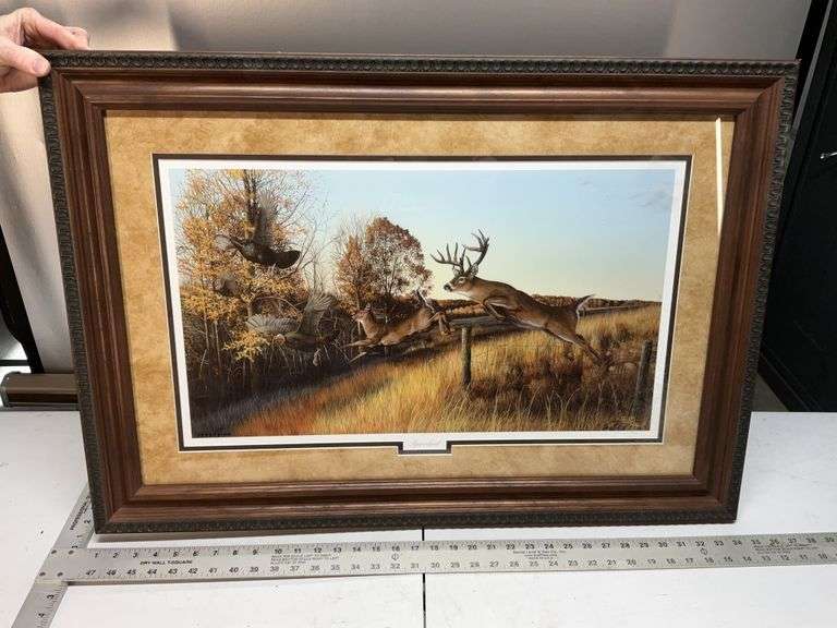 National Wild Turkey Federation print. 34 x 24. - Legacy Auction Company
