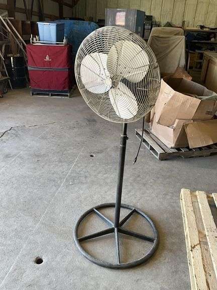 20 inch fan on pedestal. Works. - Legacy Auction Company