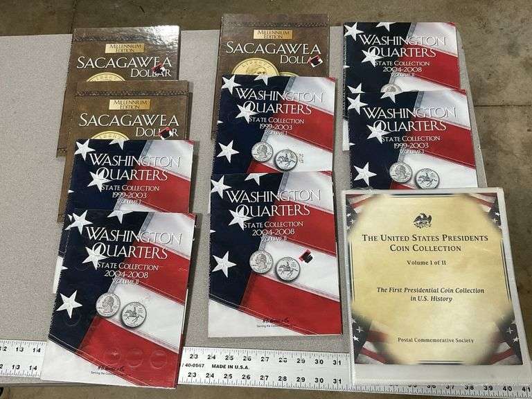 10- US coin albums - Legacy Auction Company