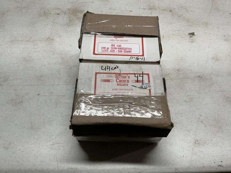 .44 cal 240 gr. 1000 rounds bullet only - Legacy Auction Company