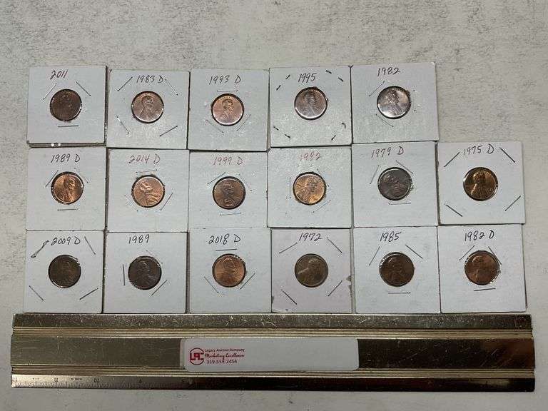 17- Lincoln cents - Legacy Auction Company