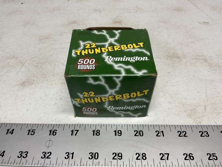 .22 thunderbolt, 500 rounds. - Legacy Auction Company