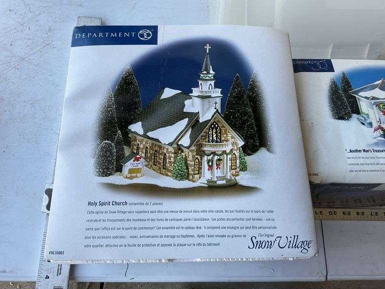 Snow Village buildings - Legacy Auction Company