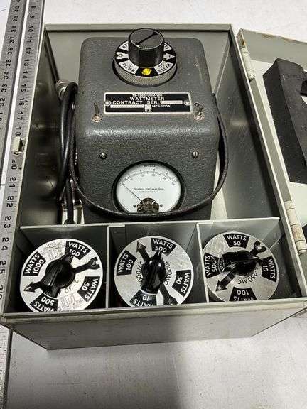 Navy department watt meter - Legacy Auction Company