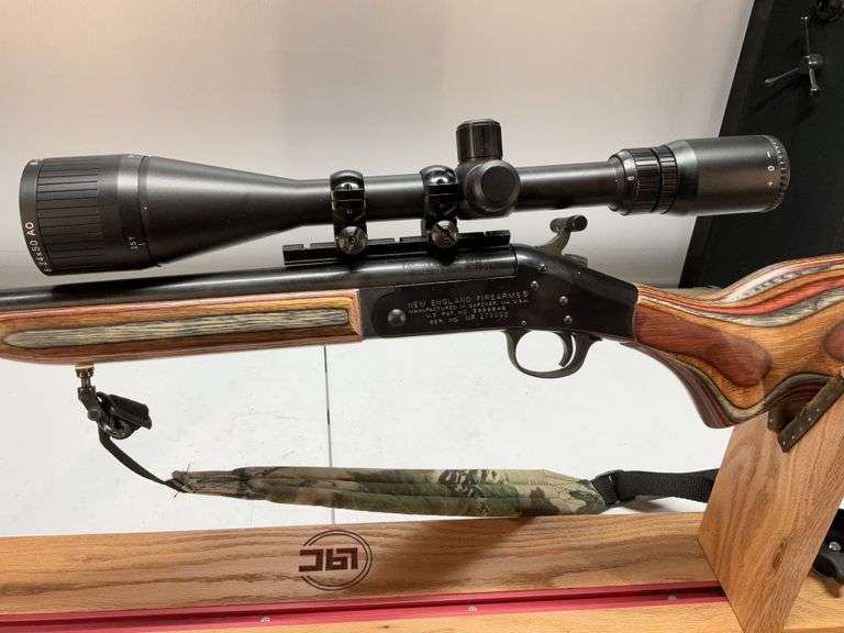 New England firearms 223 rem single shot with - Legacy Auction Company