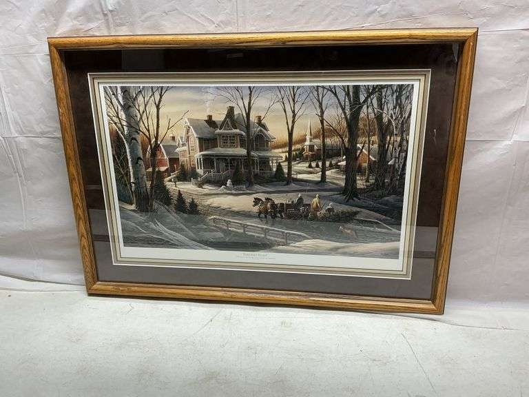 Terry Redlin "Homeward Bound" print - Legacy Auction Company