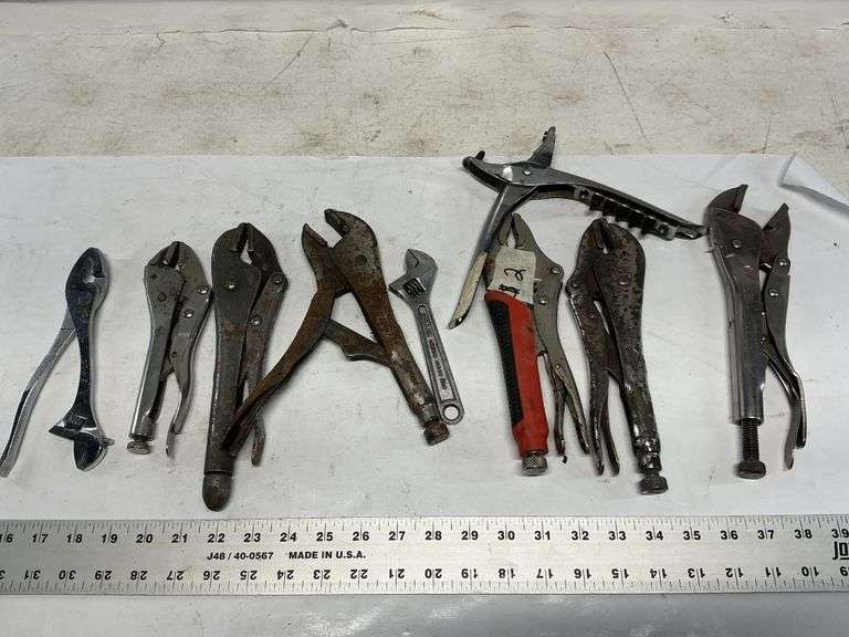 Vise grips, pliers, etc - Legacy Auction Company