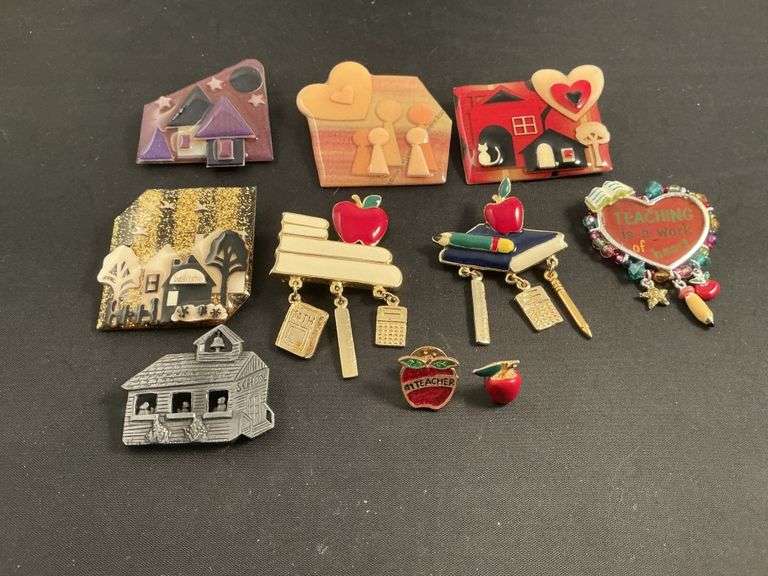 Handmade pins & teacher pins - Legacy Auction Company