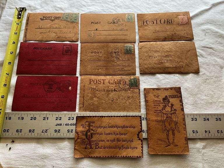Vintage, leather postcards, etc. - Legacy Auction Company