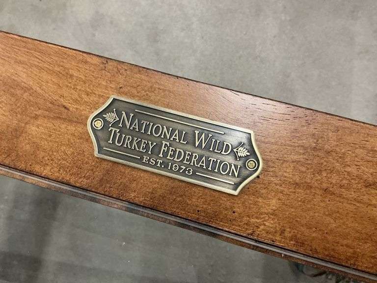 National Wild Turkey Federation shadowbox/lamp - Legacy Auction Company