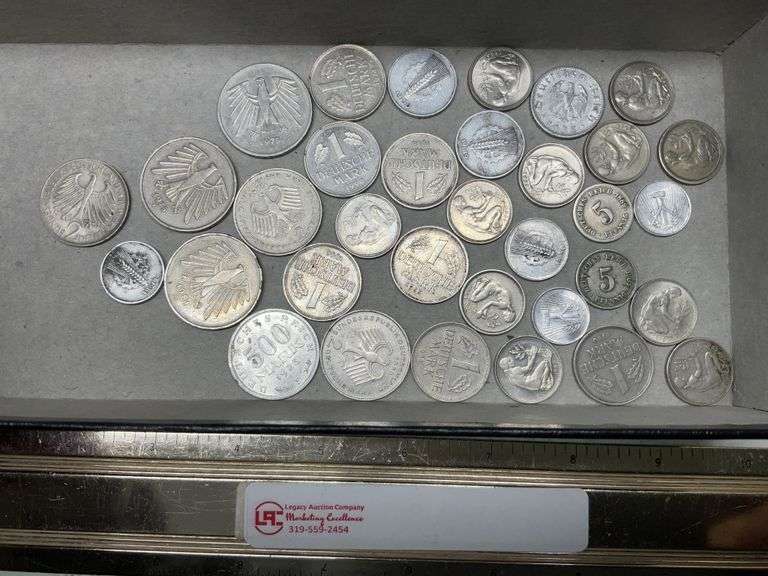 Assorted German coins - Legacy Auction Company