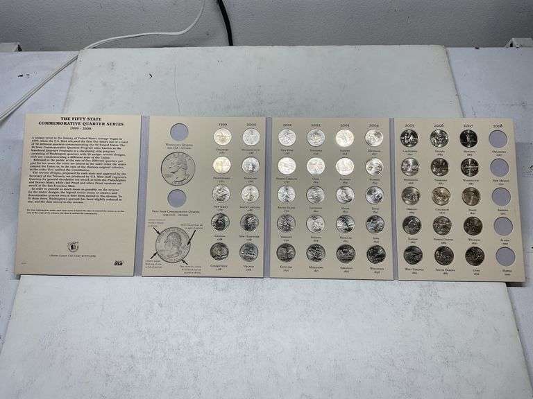 The 50 state quarter coin set 1999–2008 - Legacy Auction Company