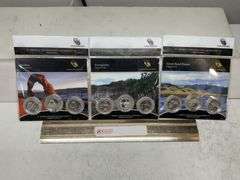 America the beautiful quarters three -coin set, - Legacy Auction Company